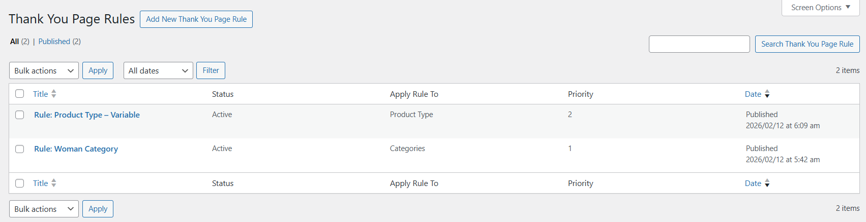 WooCommerce Thank You Page - Marketplace