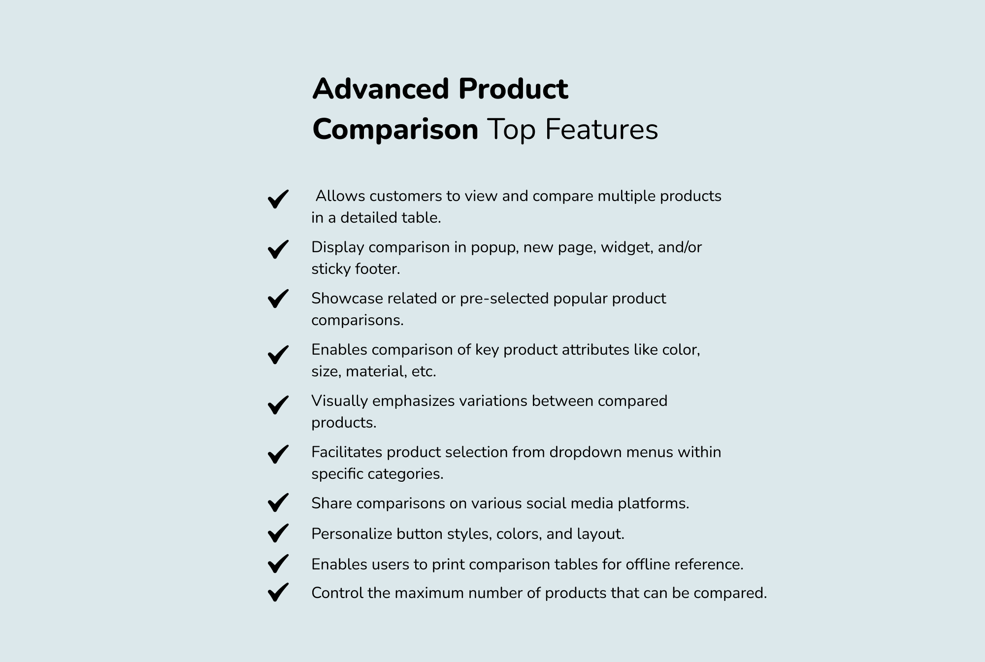 Advanced Product Comparison - WooCommerce Marketplace