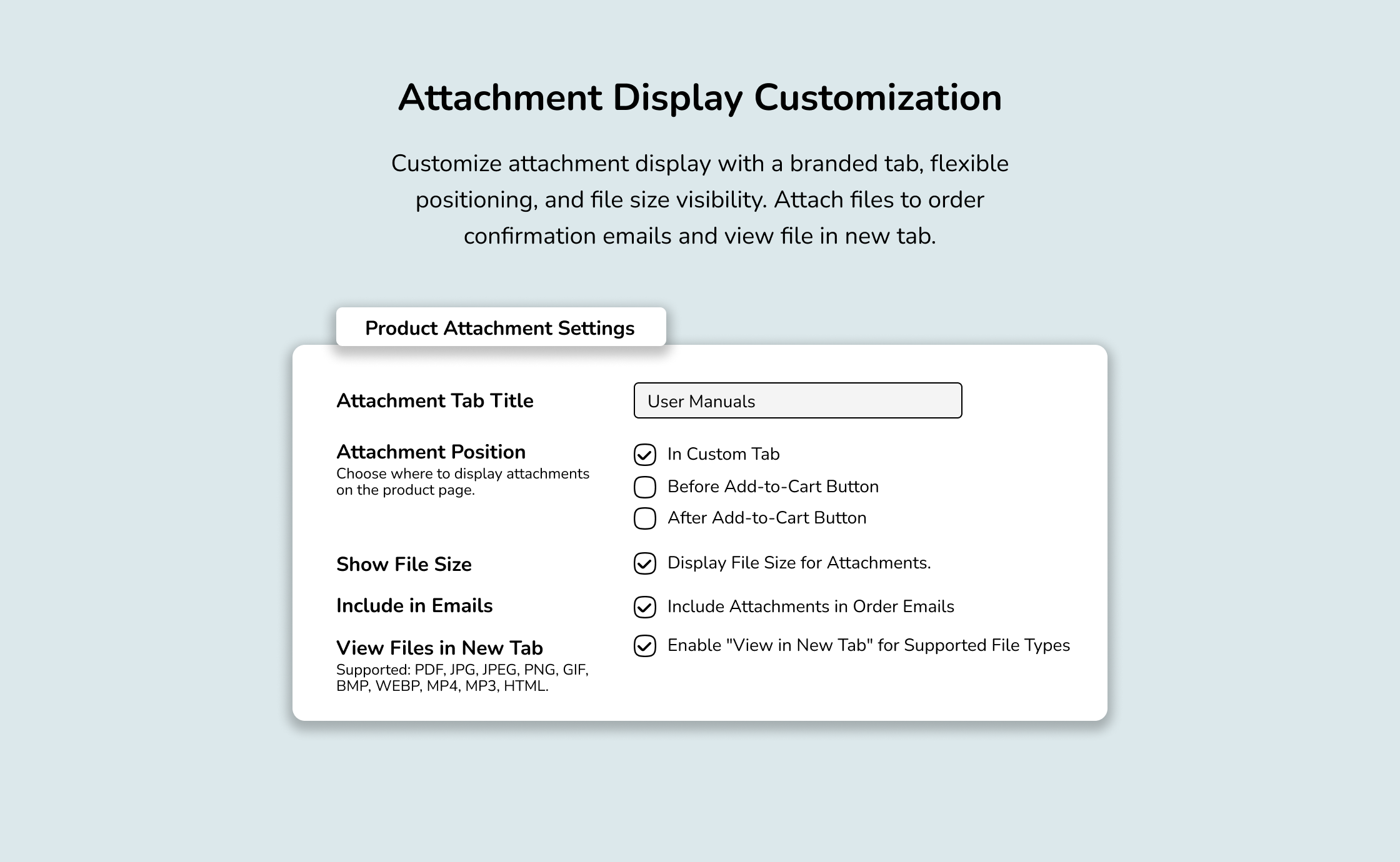 Product Attachments Pro - WooCommerce Marketplace