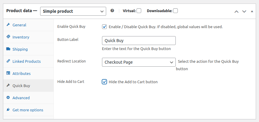 Buy Now Button Documentation - WooCommerce
