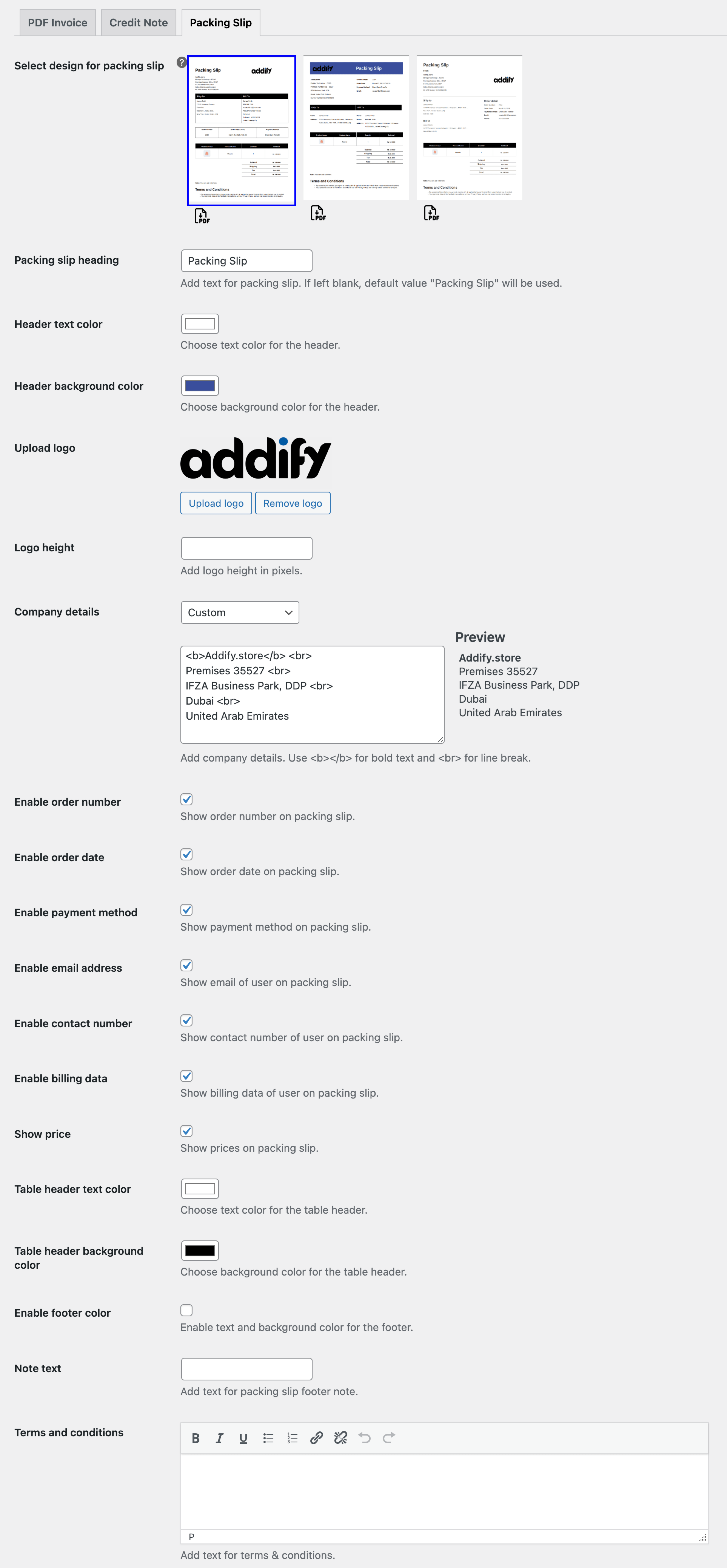PDF Invoices & Packing Slips for WooCommerce - Documentation