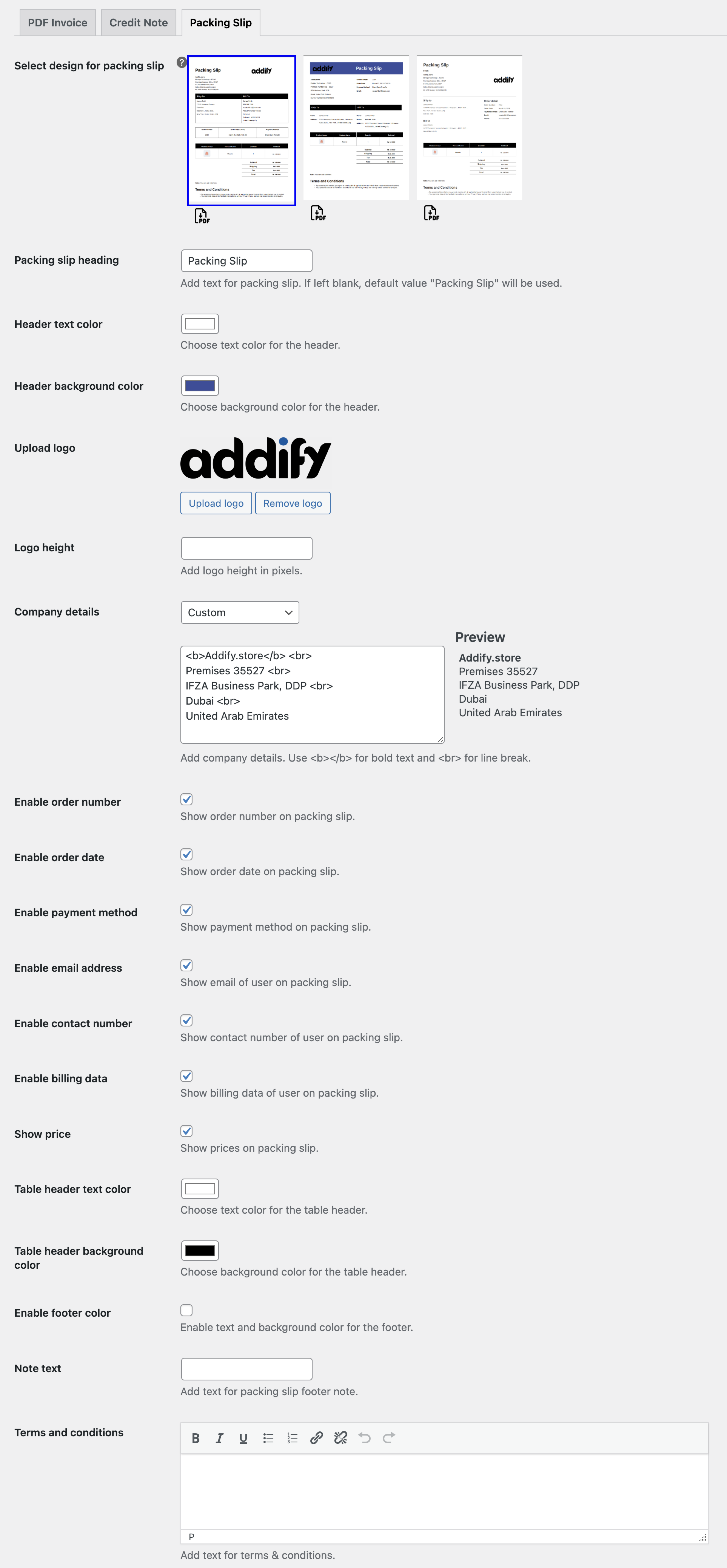 PDF Invoices & Packing Slips for WooCommerce - Documentation