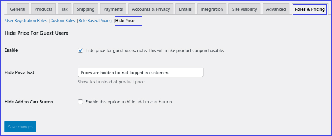Custom Roles & Pricing Documentation - WooCommerce