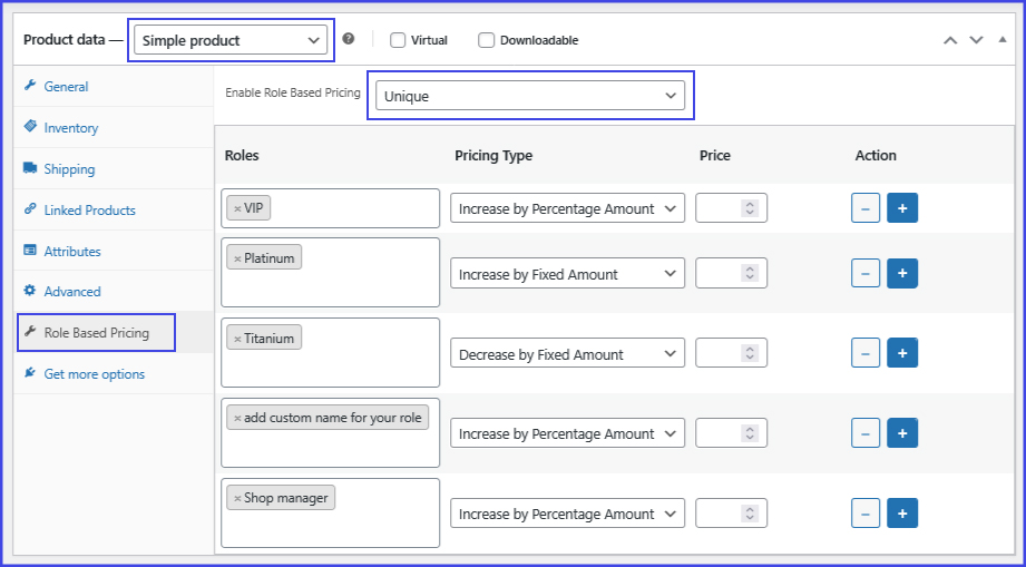 Custom Roles & Pricing Documentation - WooCommerce