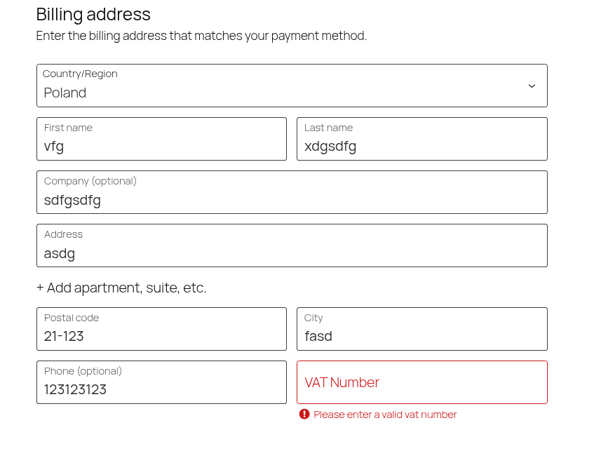 European VAT Validator (EU VIES VAT) Documentation - WooCommerce