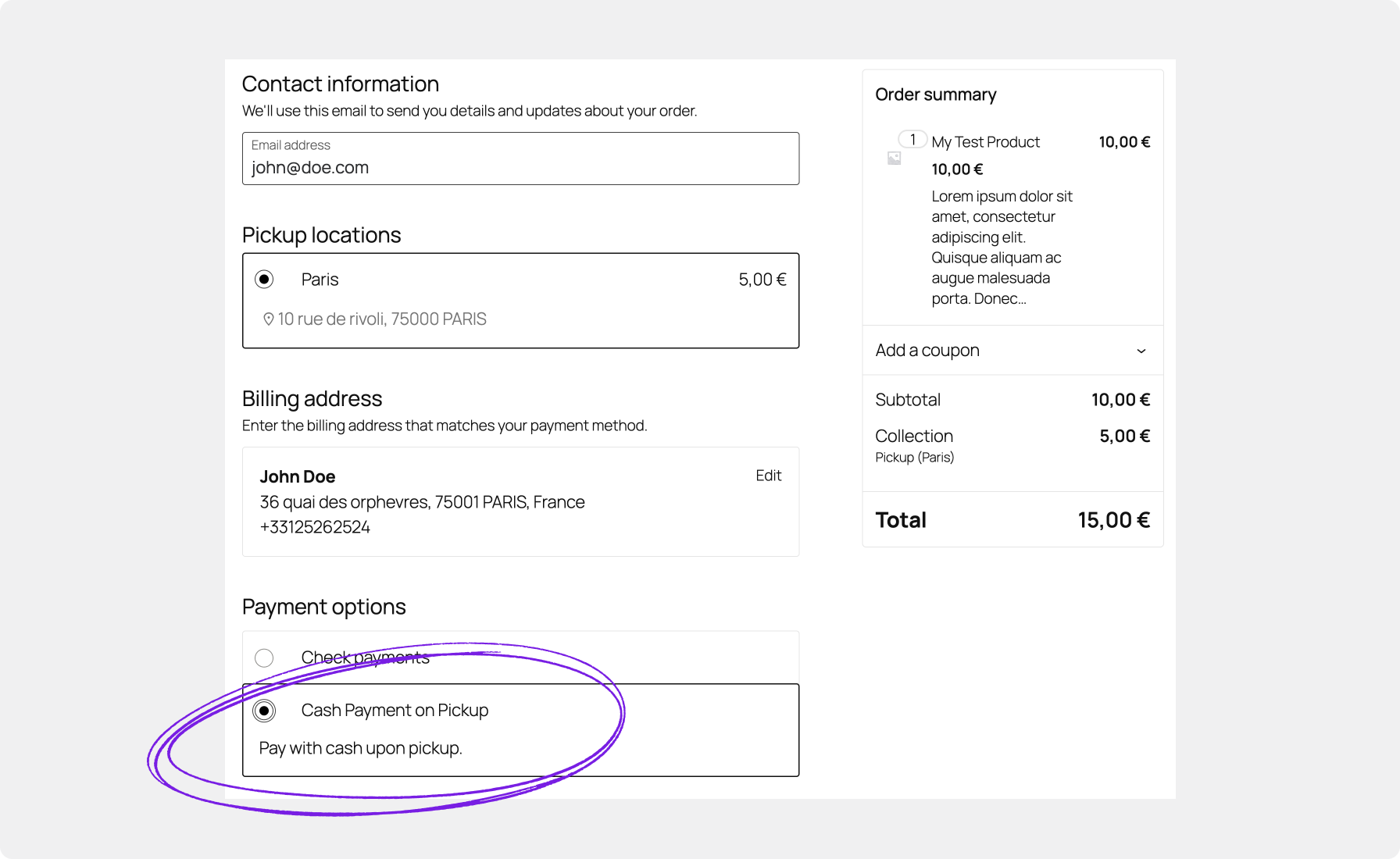 Cash Payment on Pickup - WooCommerce Marketplace