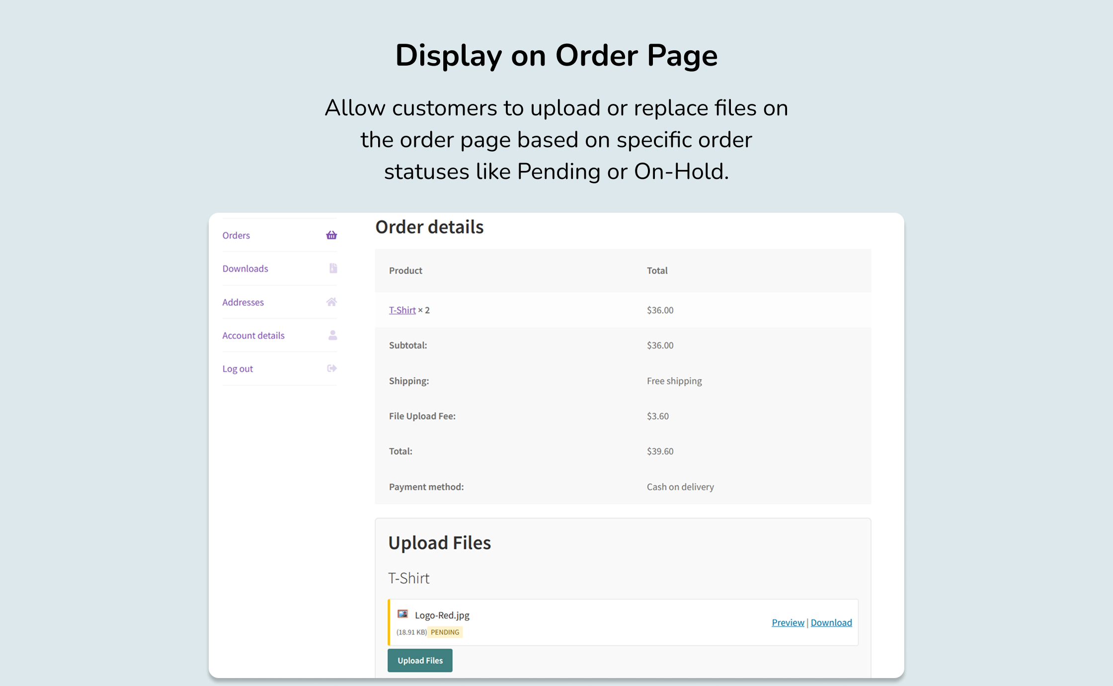 File Upload to Order - WooCommerce Marketplace