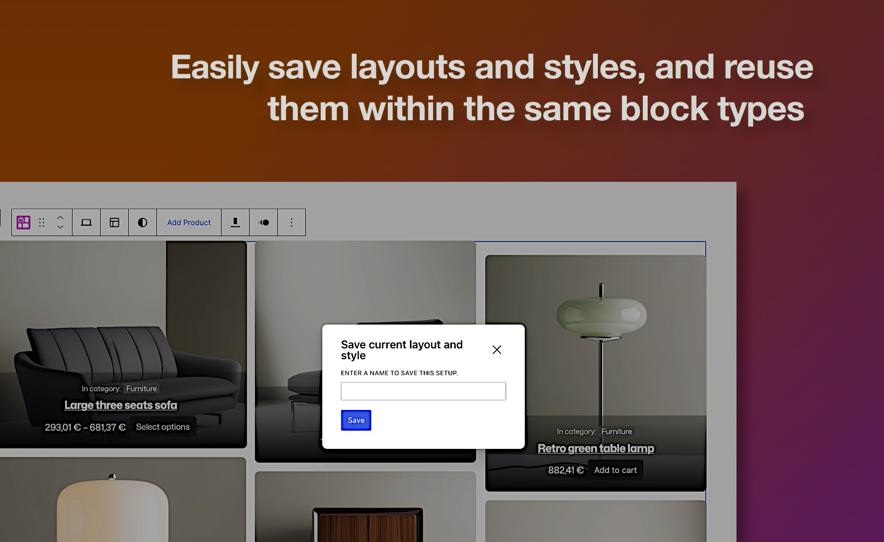 Mosaic Product Layouts - WooCommerce Marketplace