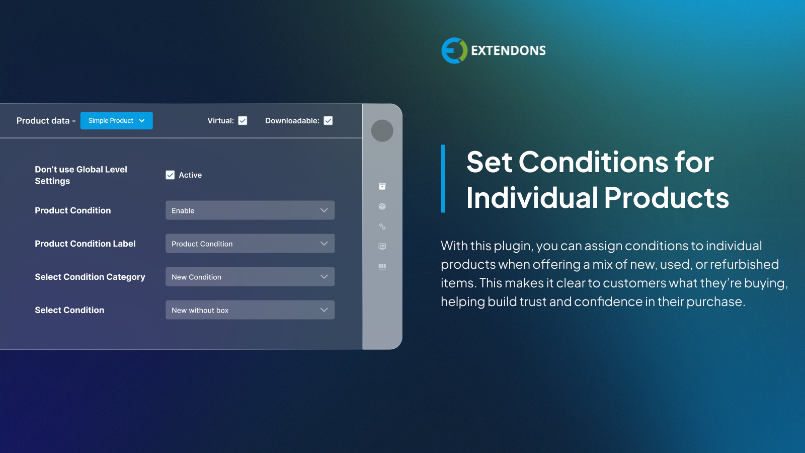 Product condition for WooCommerce - Woo Marketplace