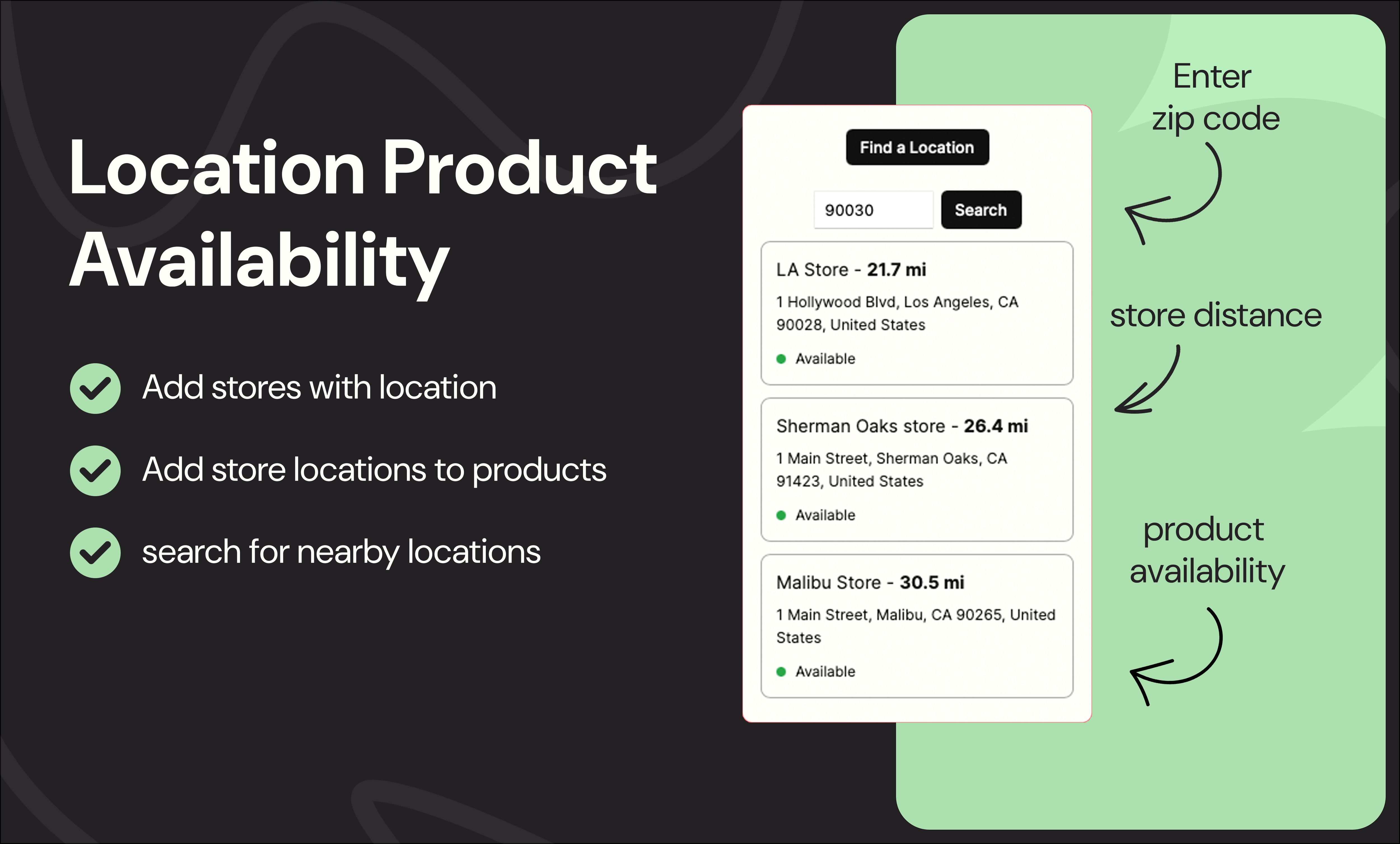 Location Product Availability - WooCommerce Marketplace