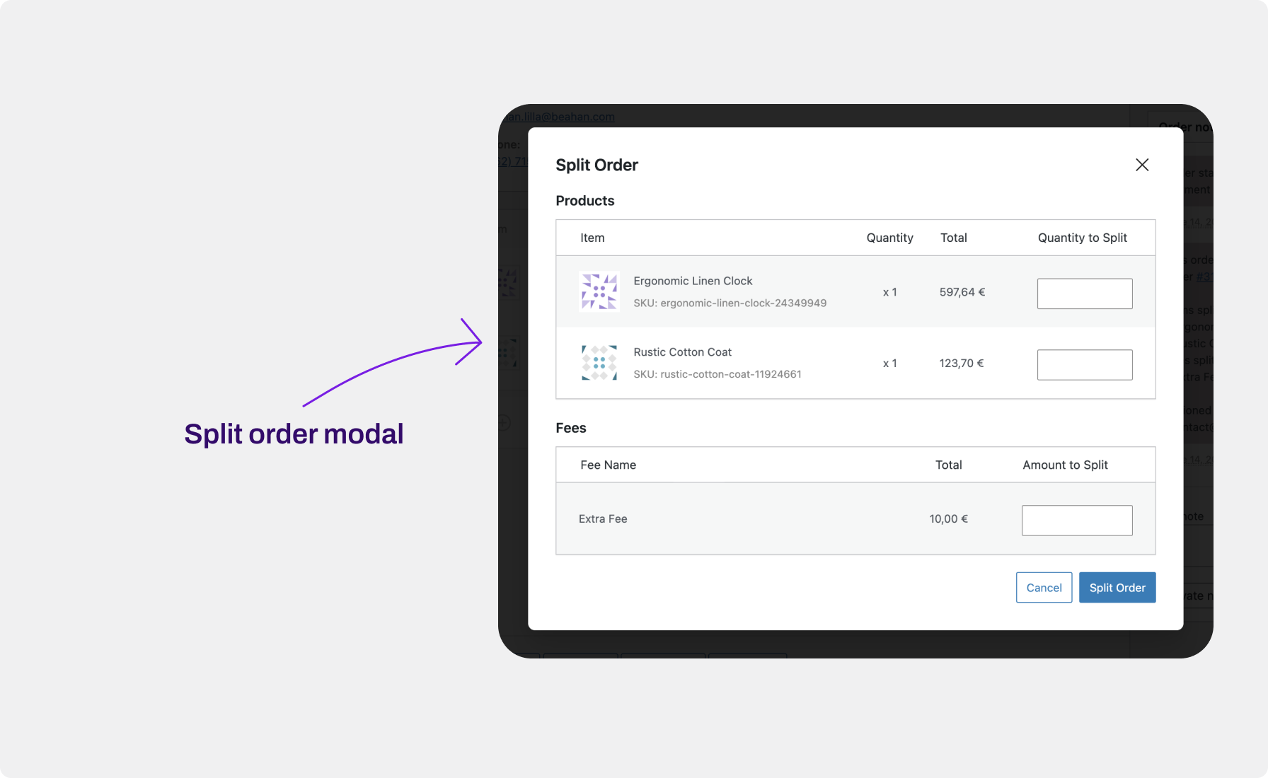Split Copy Merge Order Actions - WooCommerce Marketplace