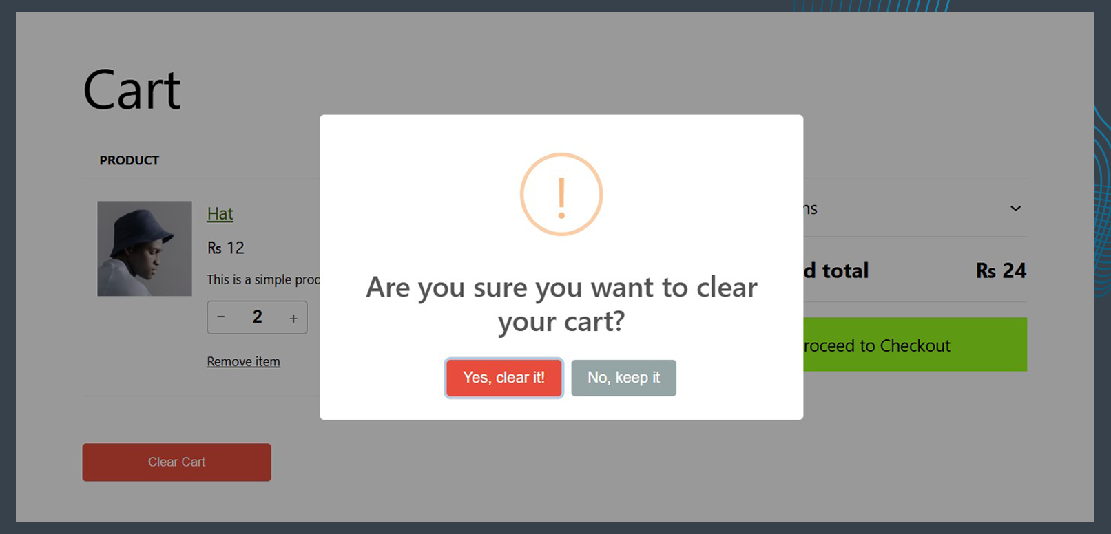 Clear And Restore Cart Woocommerce Marketplace