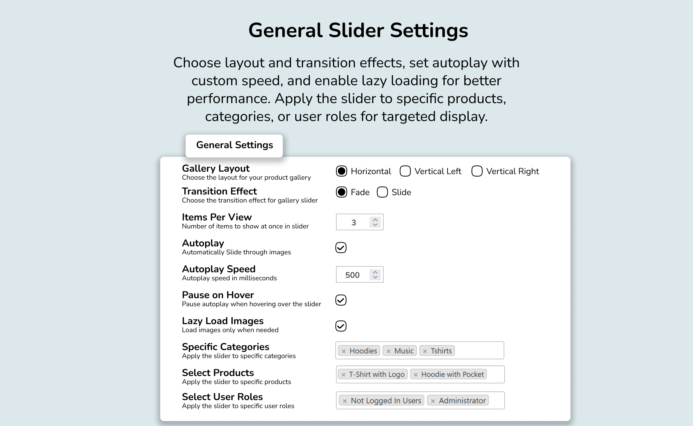 Product Gallery Slider Pro - WooCommerce Marketplace