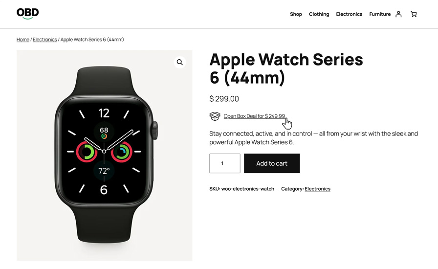 Open Box Deal Premium - WooCommerce Marketplace
