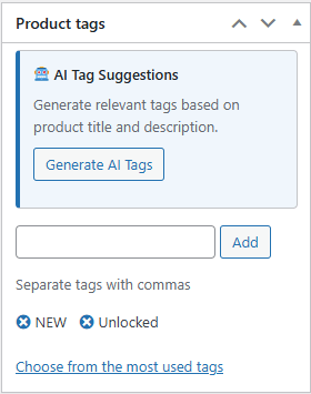 Smart Product Tags - WooCommerce Marketplace