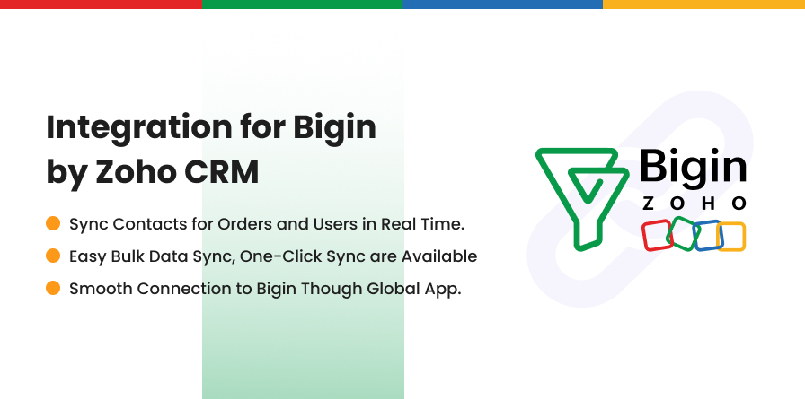 Integration For Bigin By Zoho CRM - WooCommerce Marketplace