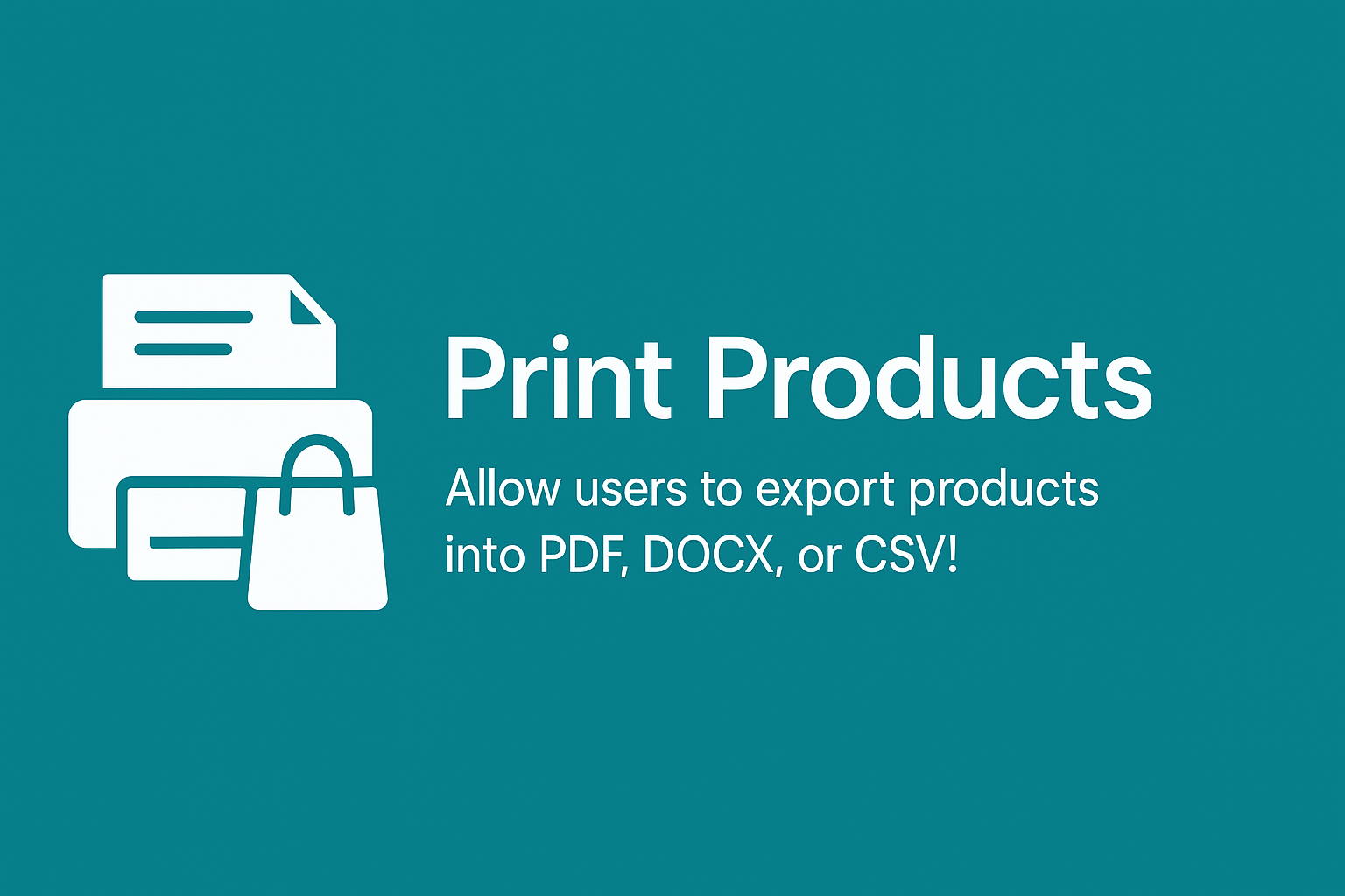 Print Products - WooCommerce Marketplace