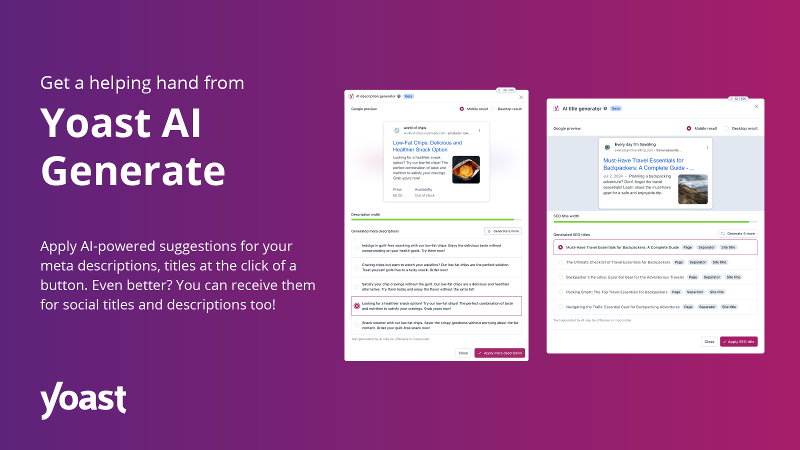 Yoast SEO Premium - WooCommerce Marketplace