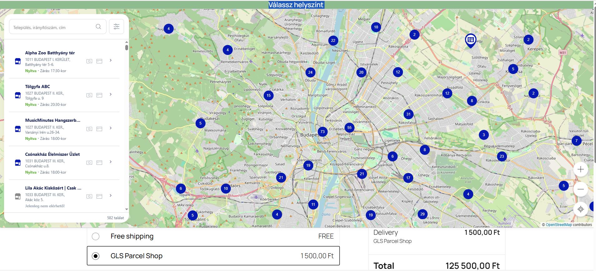 GLS Parcel Shop (Map) for WooCommerce Documentation - WooCommerce