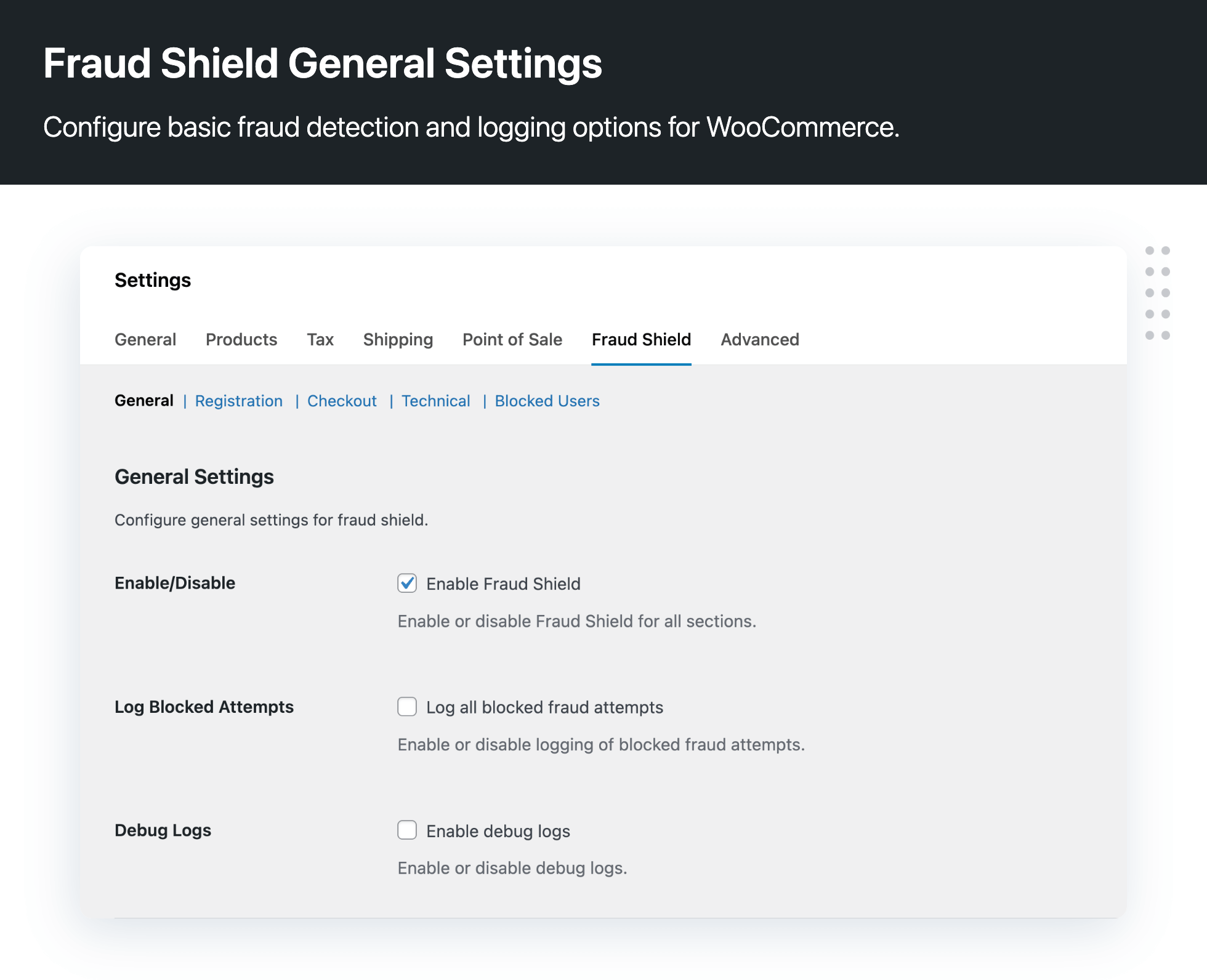 Fraud Shield - WooCommerce Marketplace