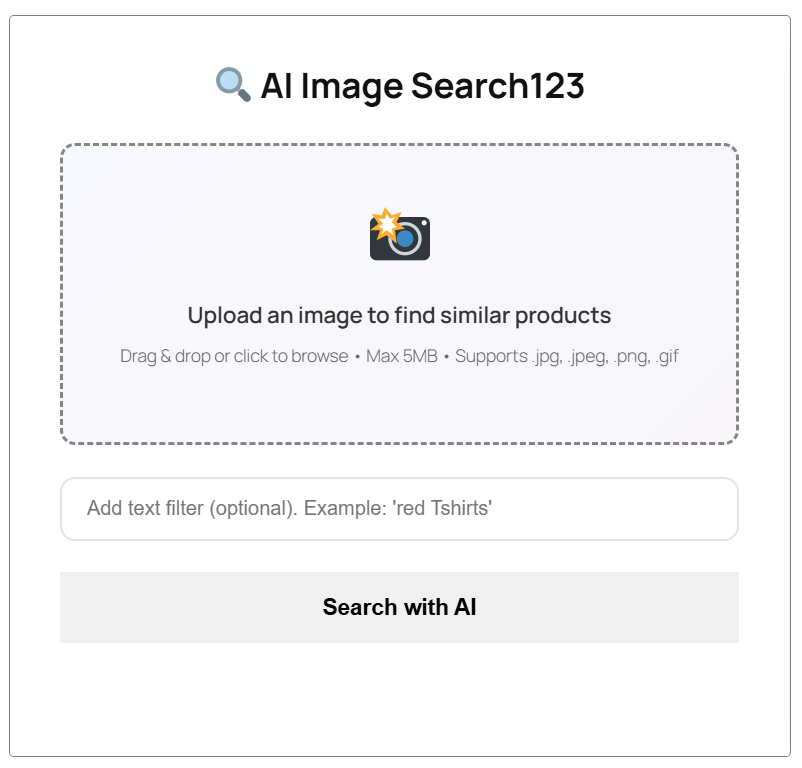 AI Image Search Products - WooCommerce Marketplace