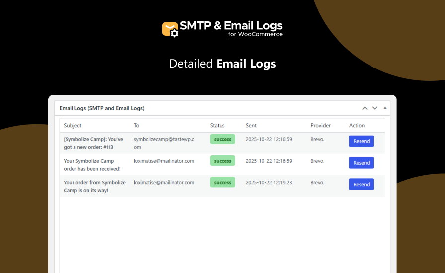 SMTP & Email Logs - WooCommerce Marketplace