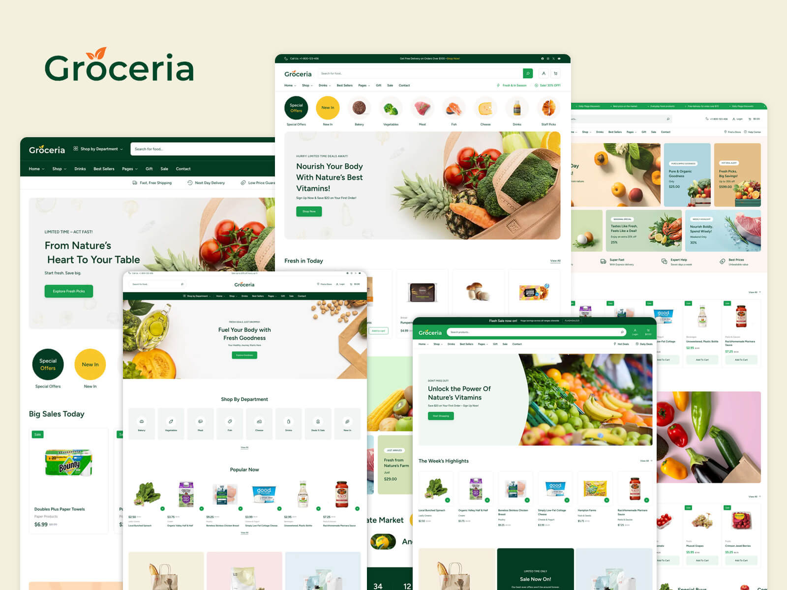 Groceria - WooCommerce Marketplace
