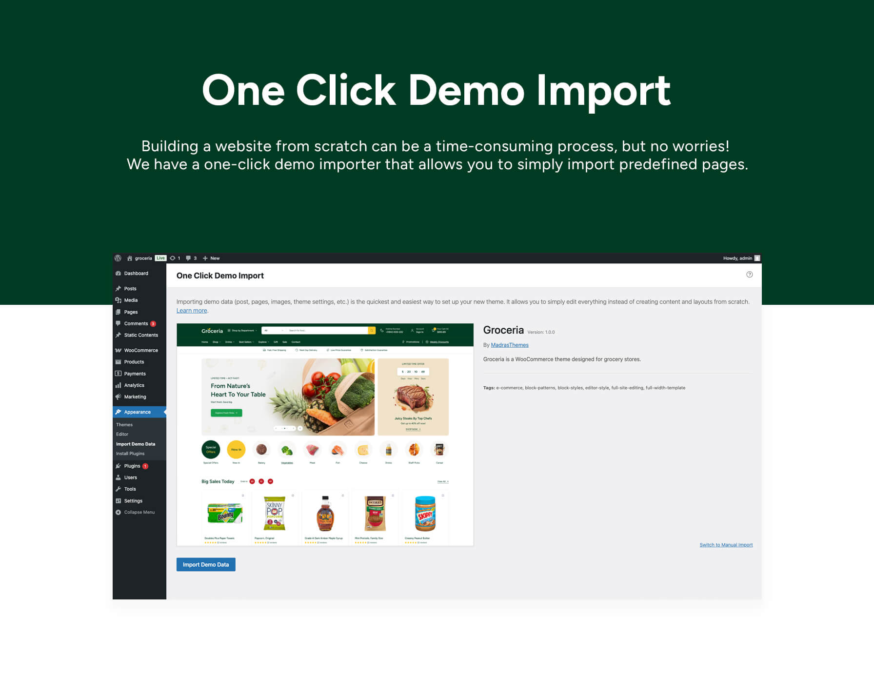 Groceria - WooCommerce Marketplace