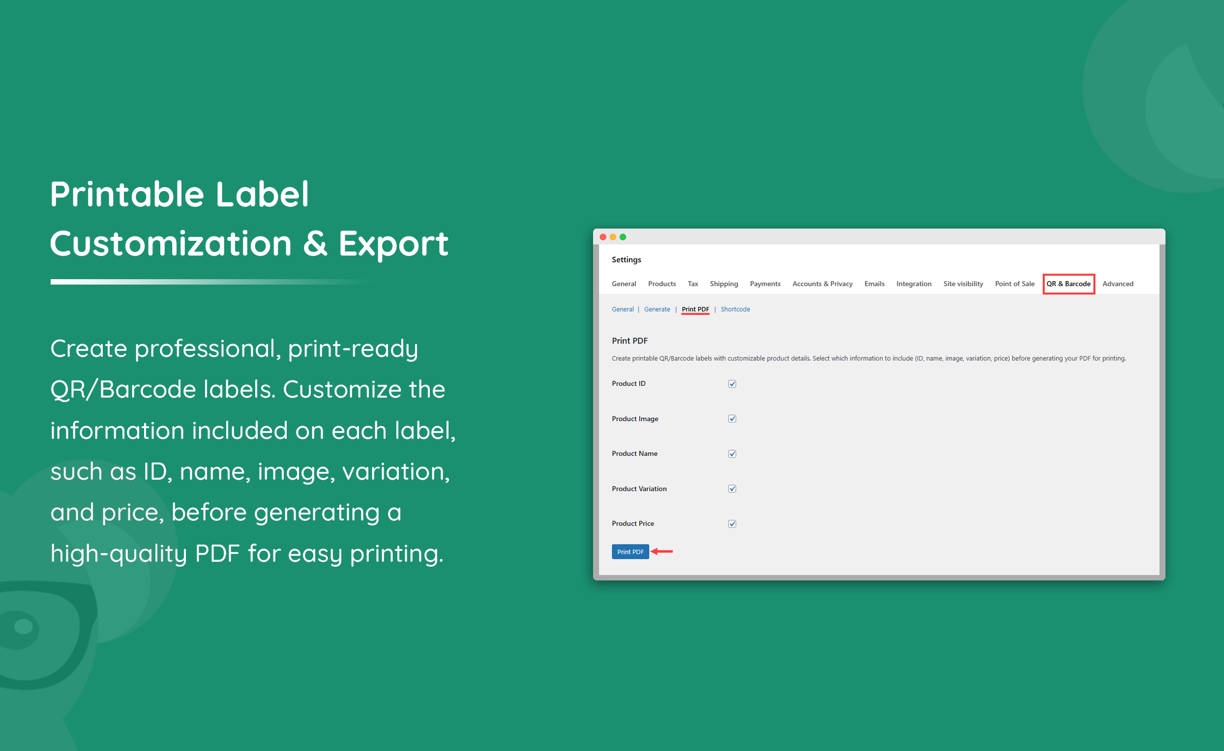 QR and Barcode Generator - WooCommerce Marketplace