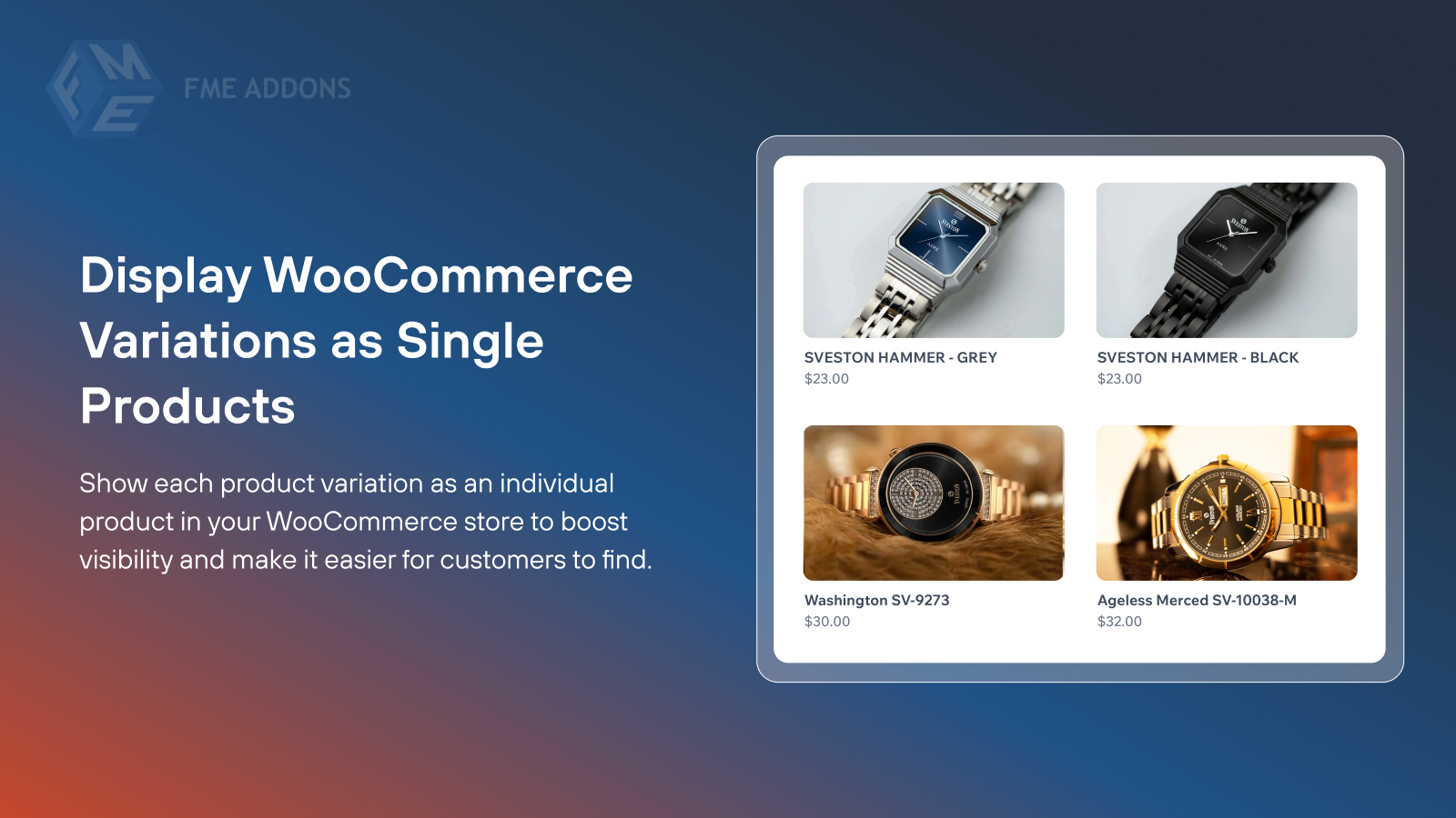 Show Variations as Single Product - WooCommerce Marketplace