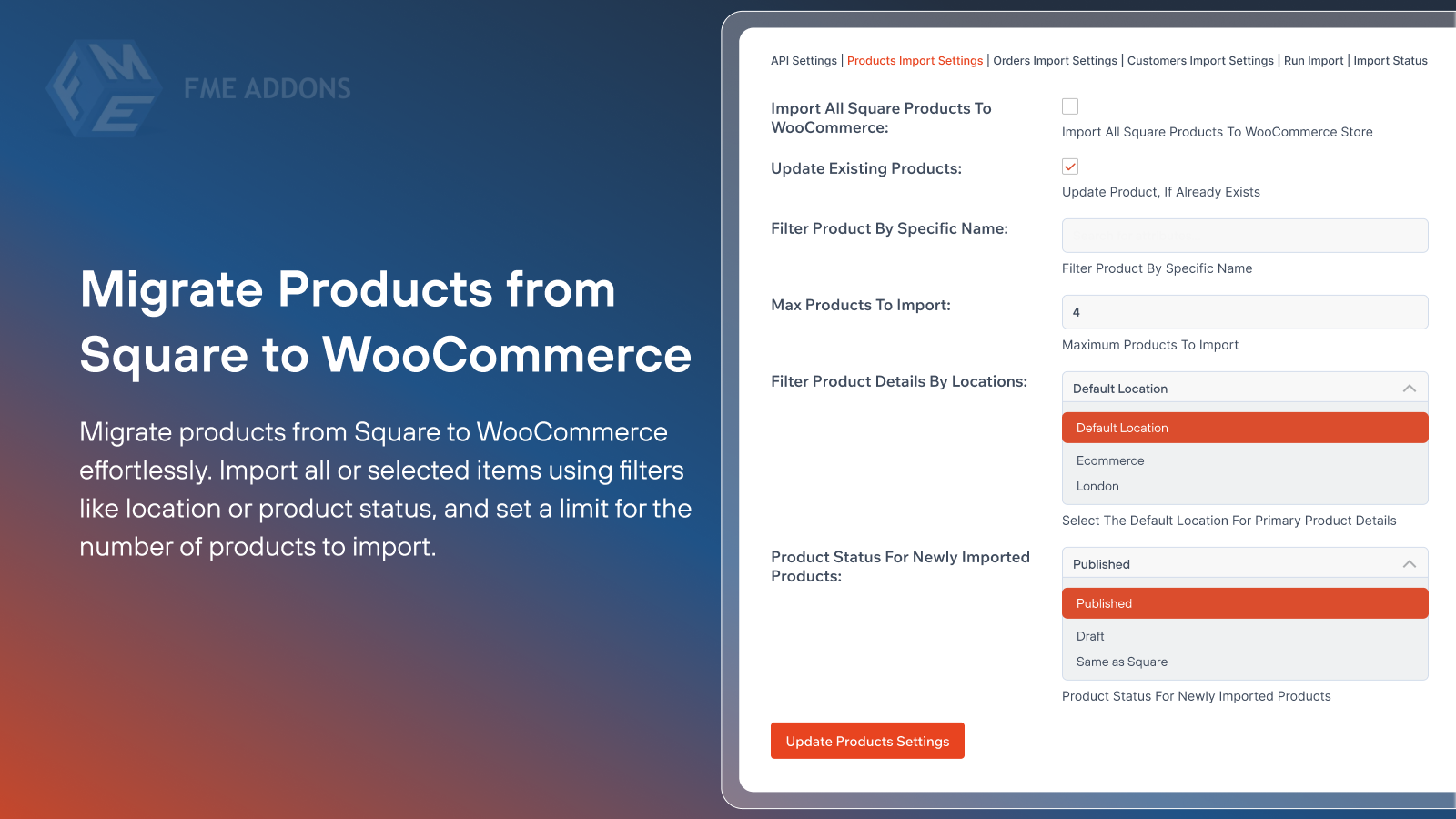 Migrate Import Square - WooCommerce Marketplace