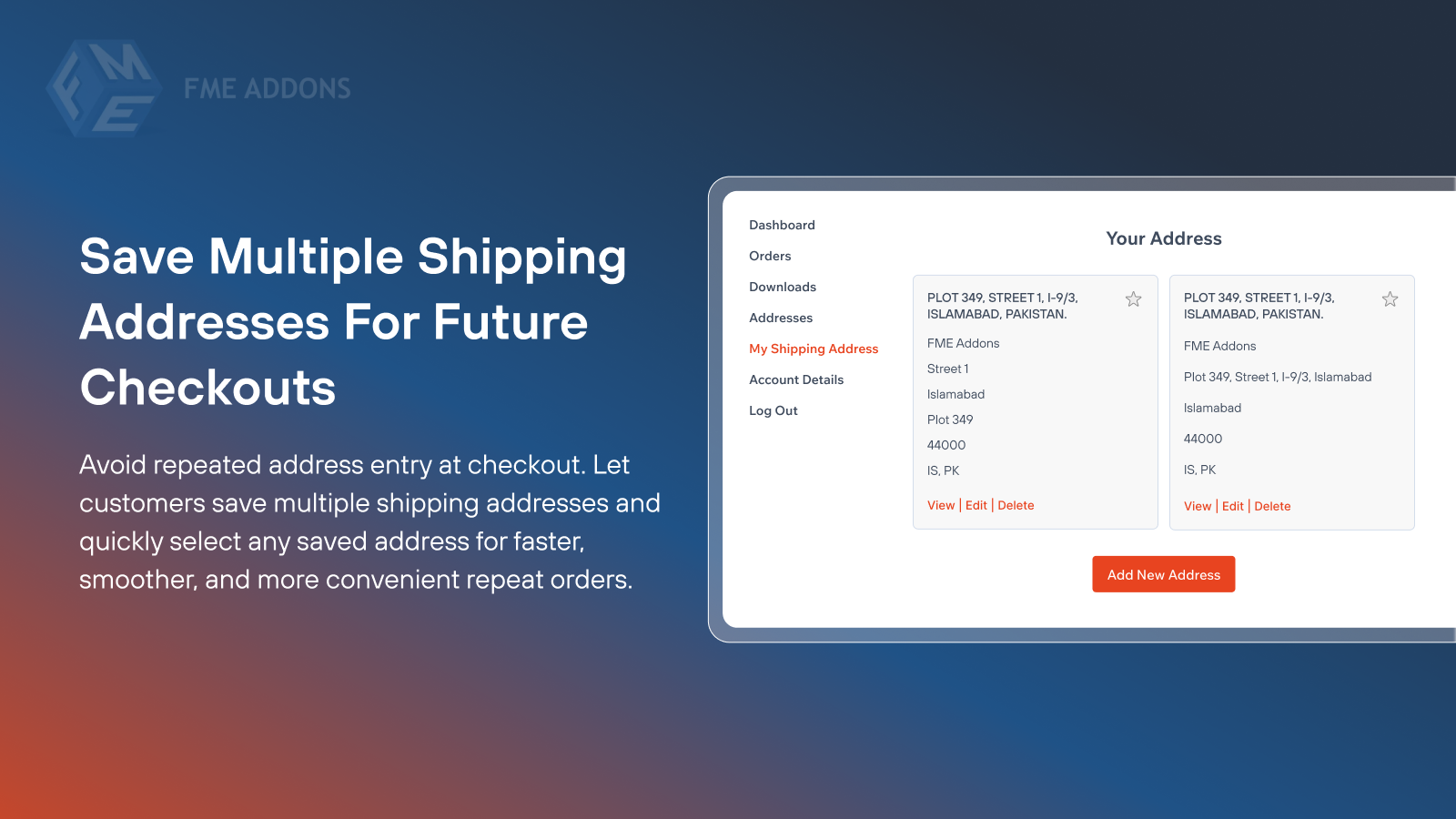 Multiple Shipping Addresses - WooCommerce Marketplace