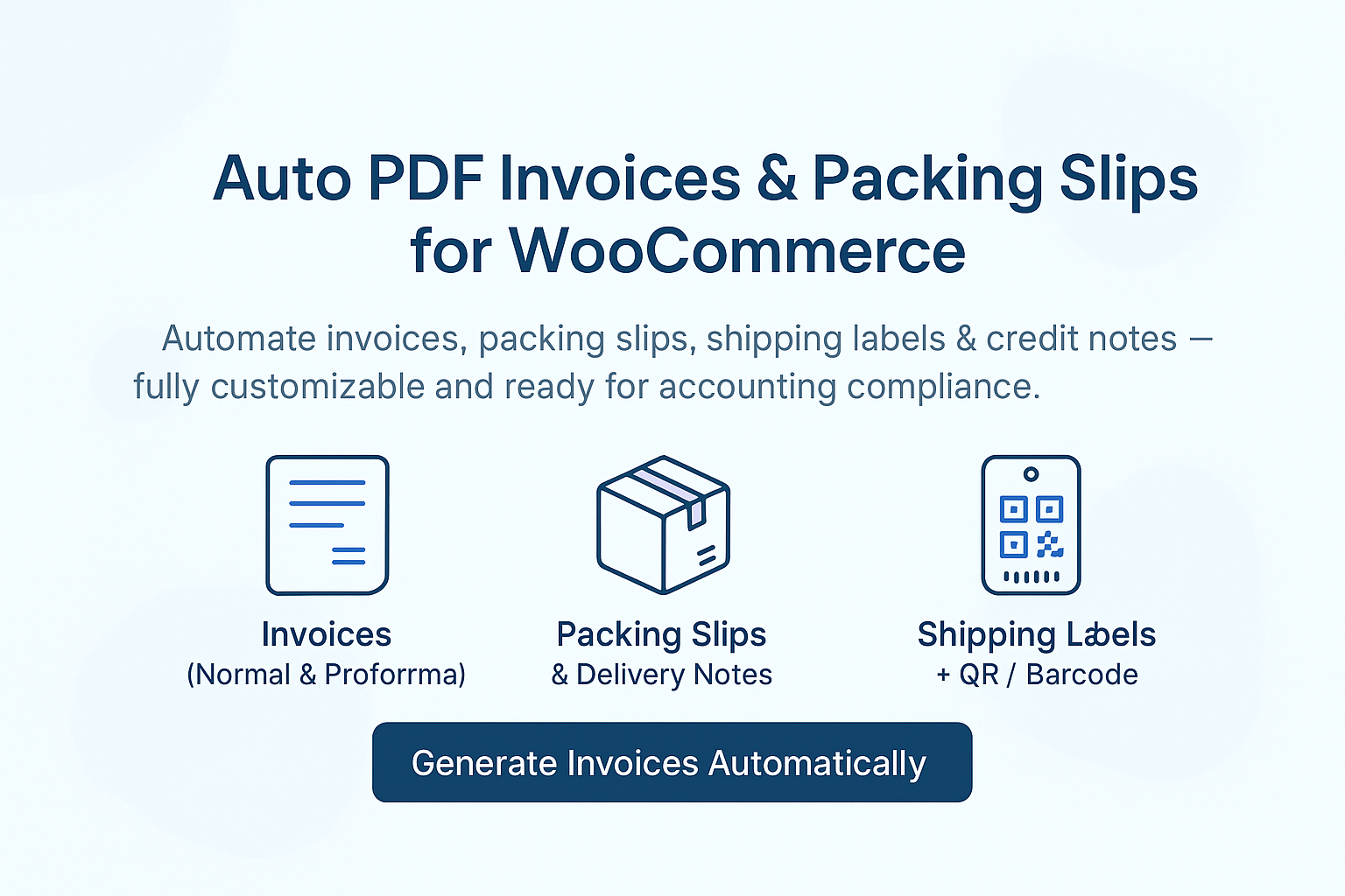 Auto PDF Invoices and Packing Slip - WooCommerce Marketplace