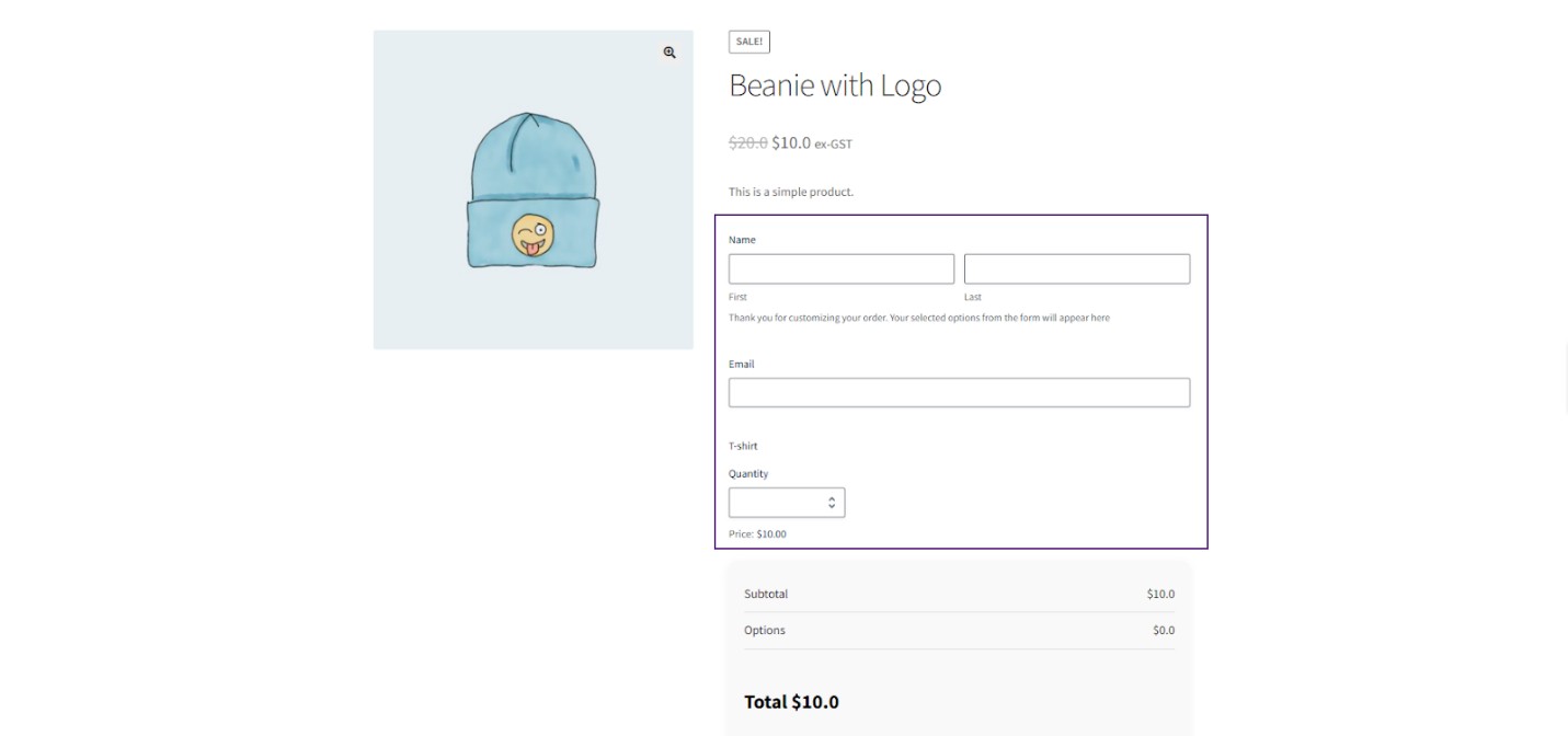 Gravity Forms Configurator - WooCommerce Marketplace