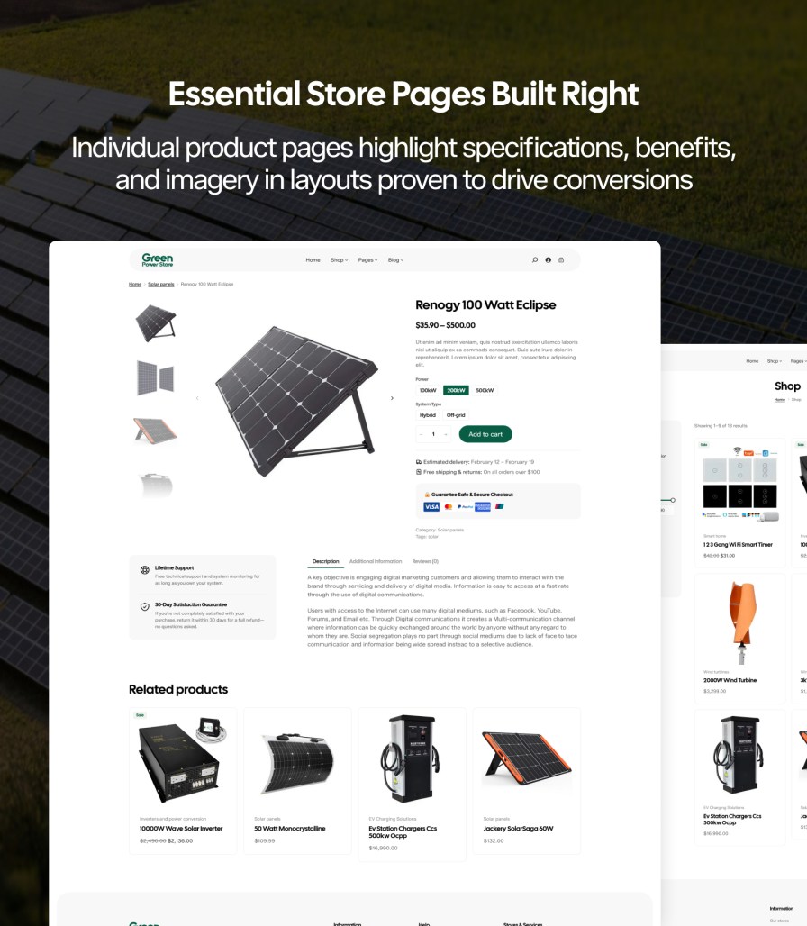 Green Power Store - WooCommerce Marketplace
