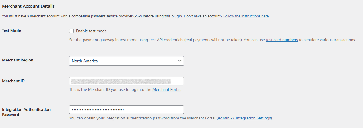 Mastercard Merchant Cloud Documentation - WooCommerce