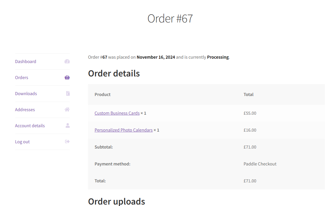 Order Files Uploader - WooCommerce Marketplace