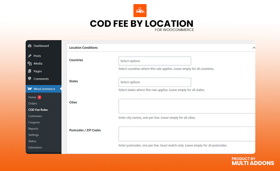 COD Fee by Location - WooCommerce Marketplace