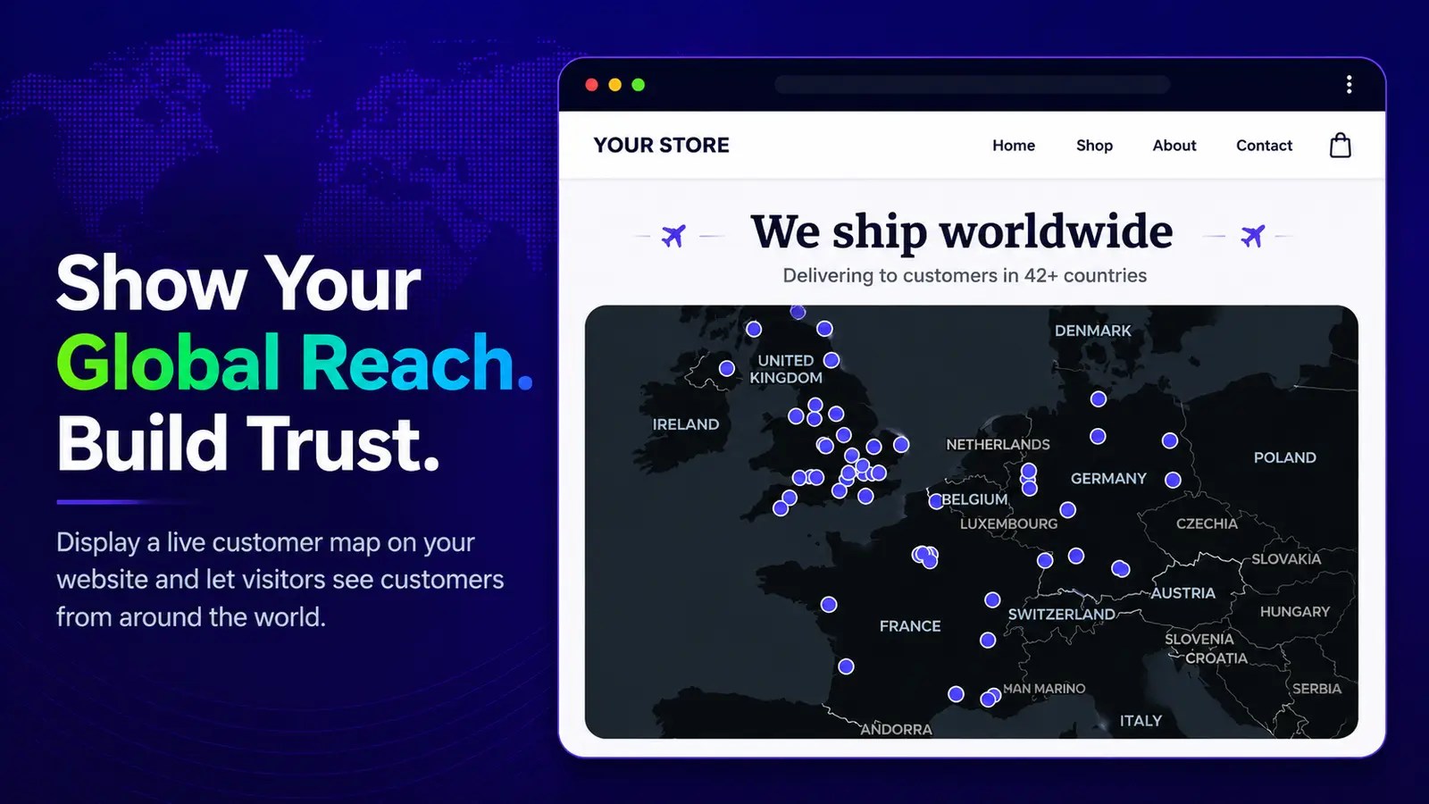 Customer Reach Map - WooCommerce Marketplace