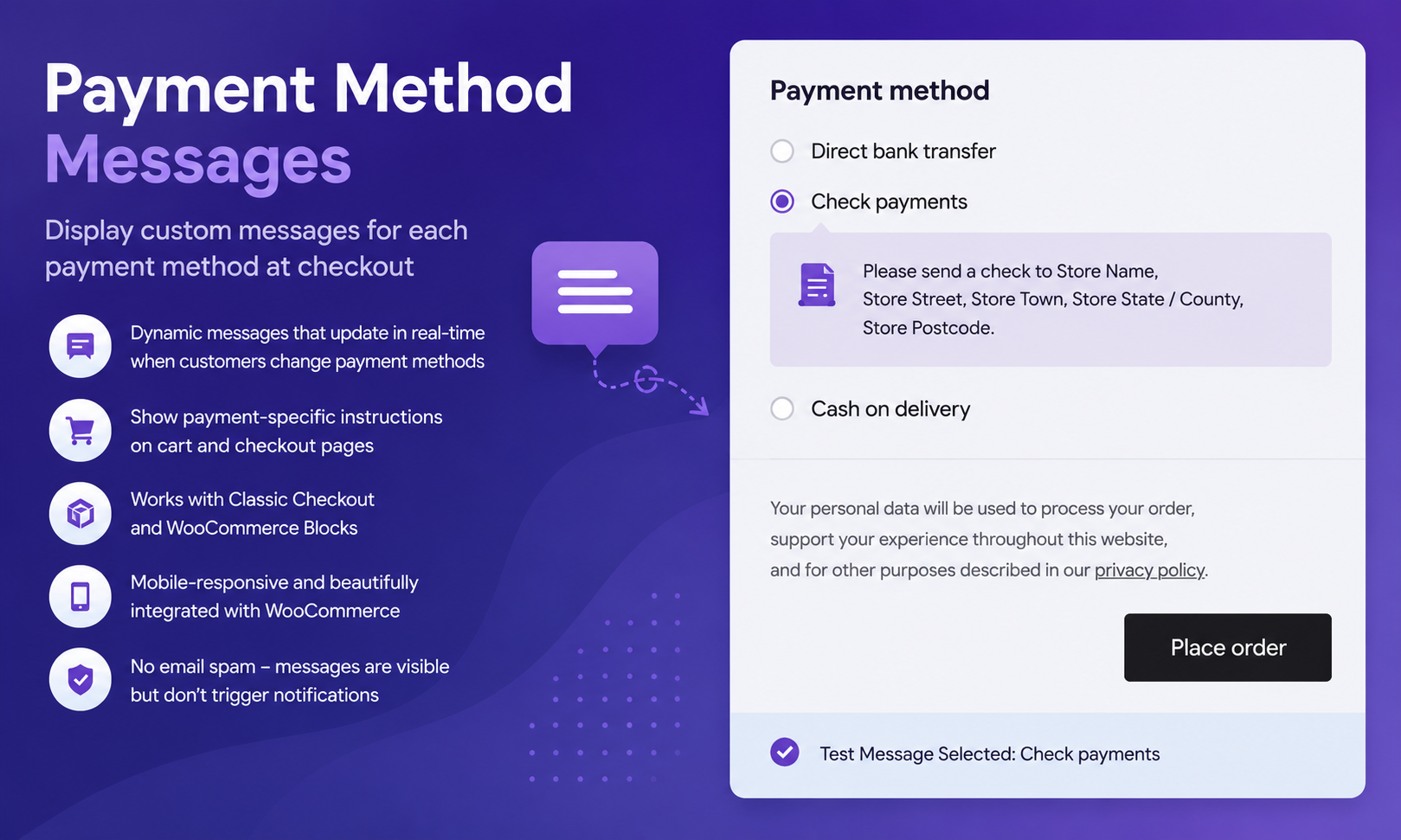 Payment Method Messages - WooCommerce Marketplace