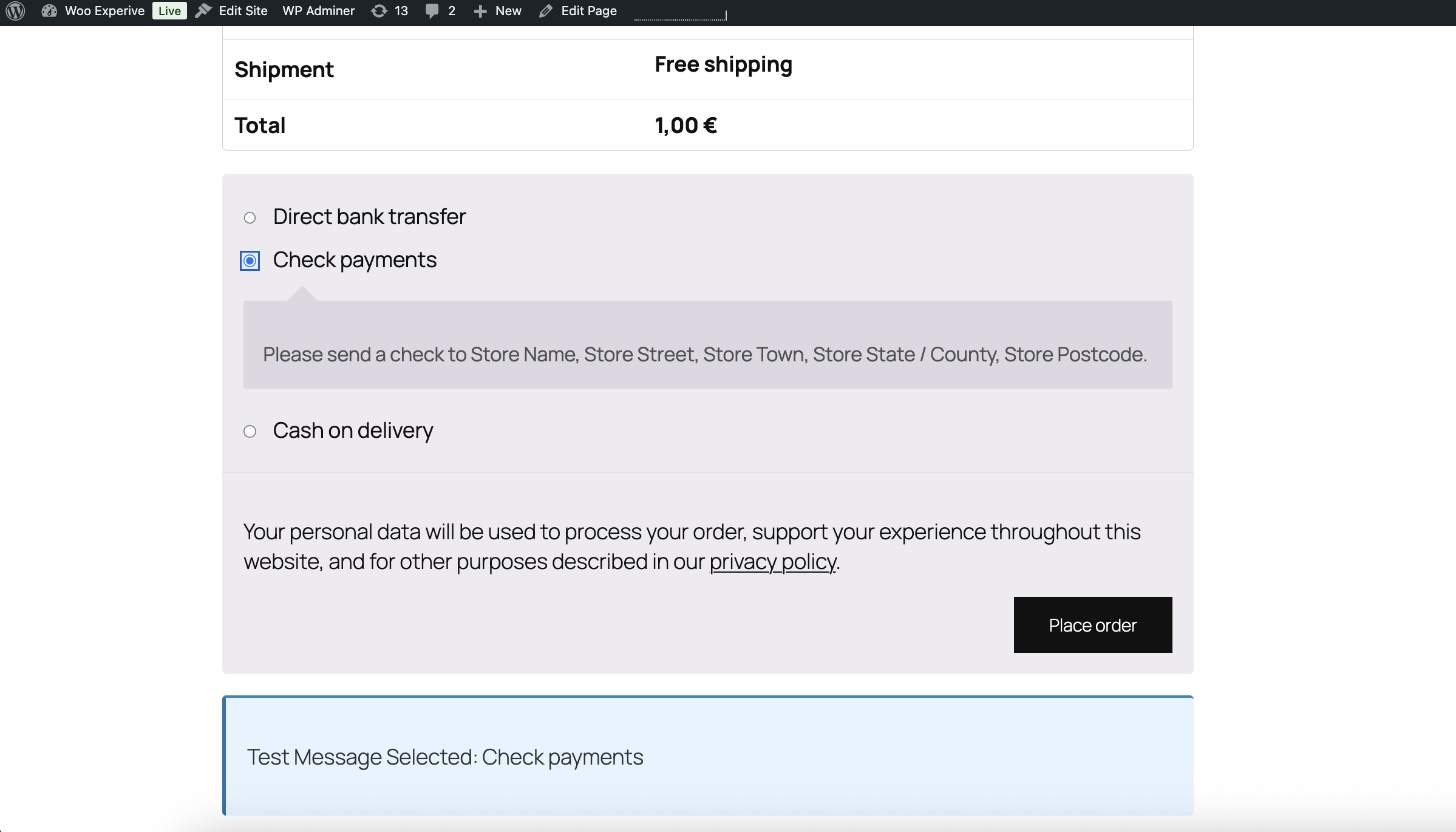 Payment Method Messages - WooCommerce Marketplace