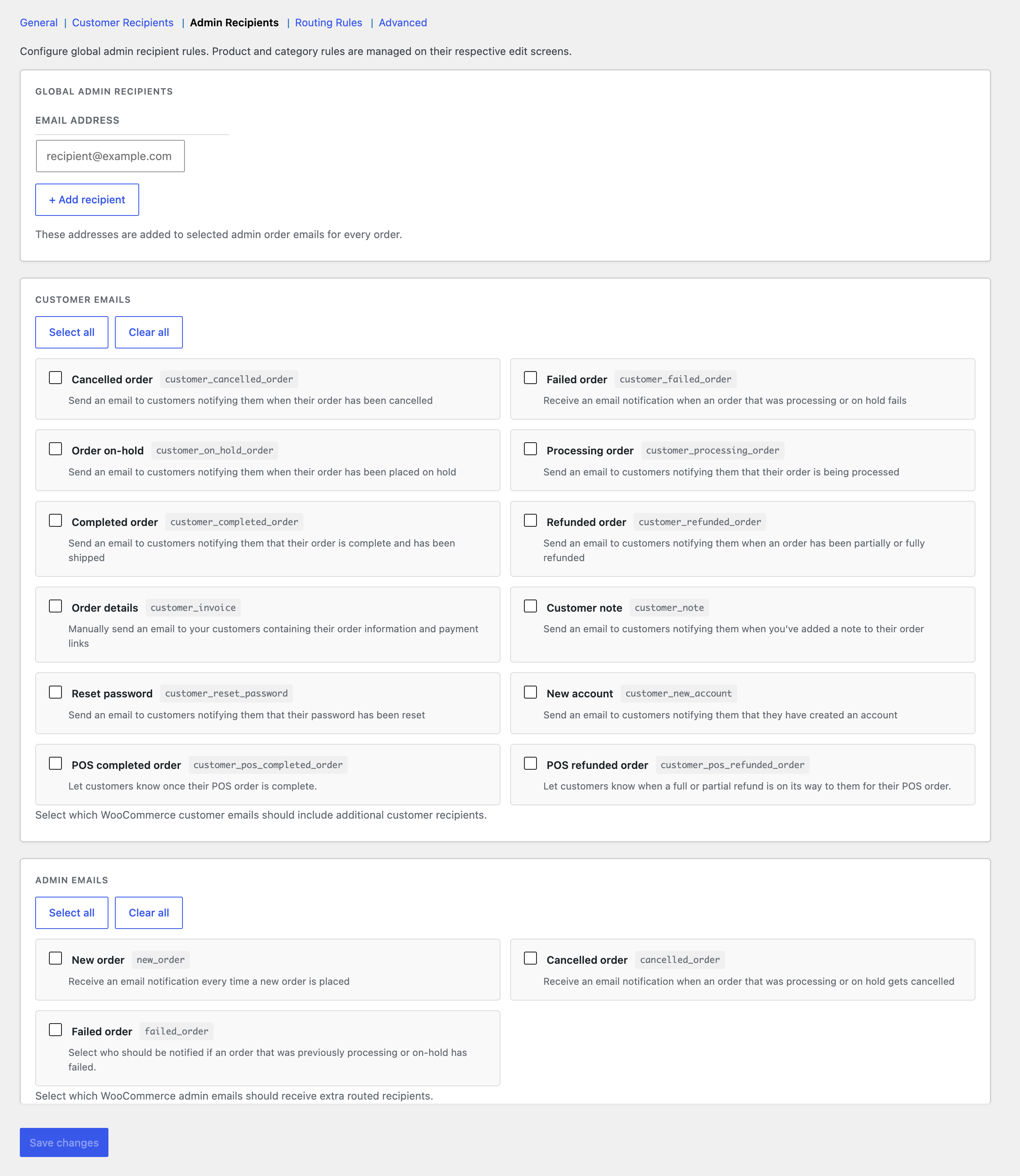 Extra Order Recipients - WooCommerce Marketplace